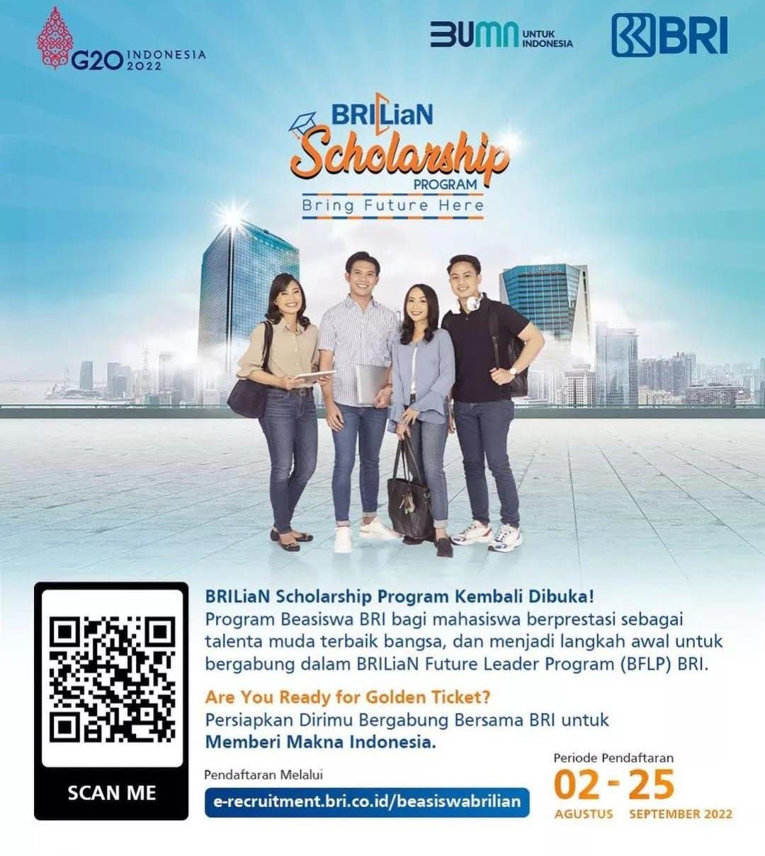 BRILiaN Scholarship Program – Himatika UGM