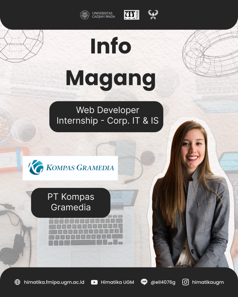 Info Magang Web Developer – CORP. IT & IS – Himatika UGM